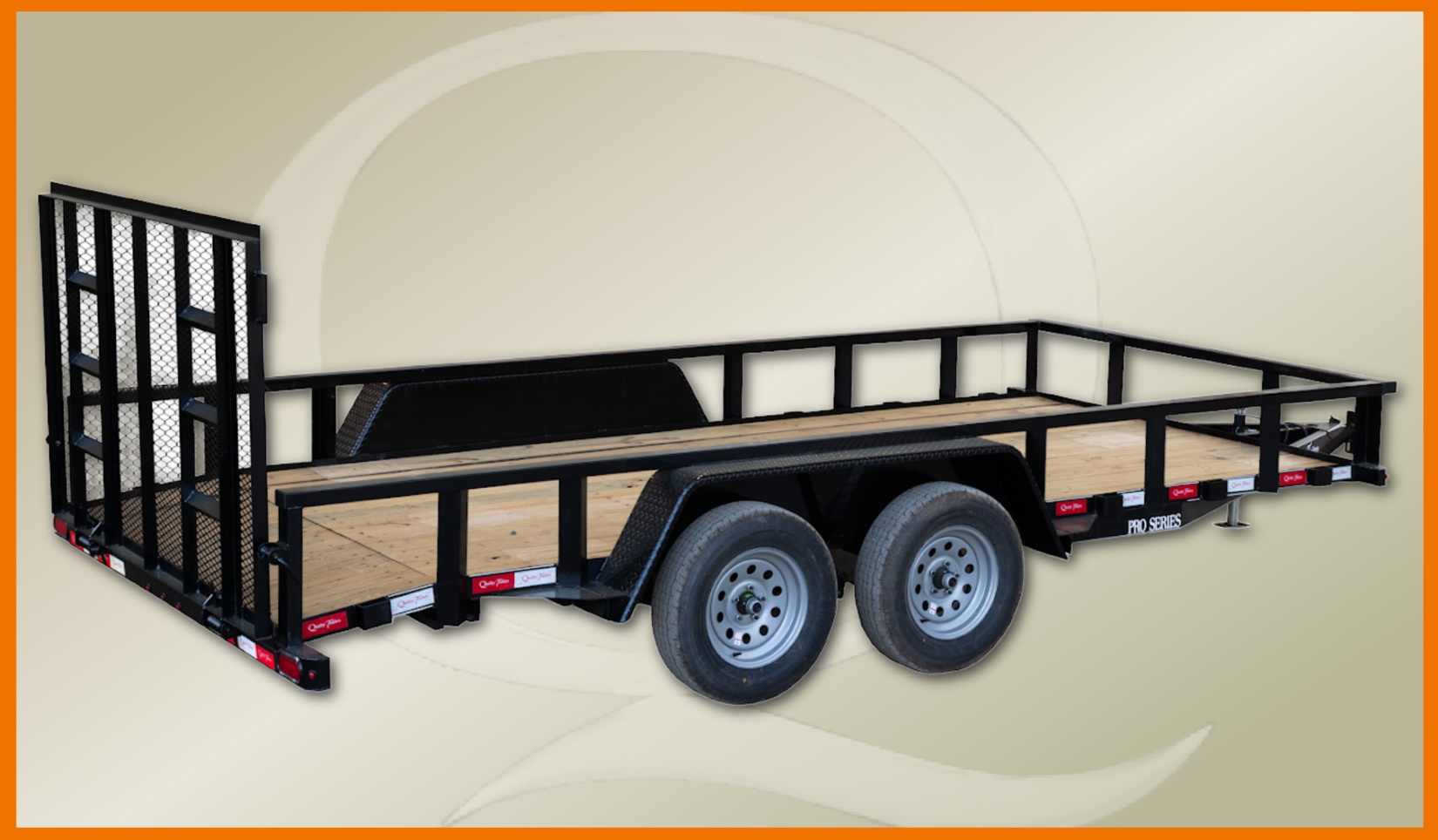 Professional Grade | 10000 GVWR | Tandem Axle Trailers
