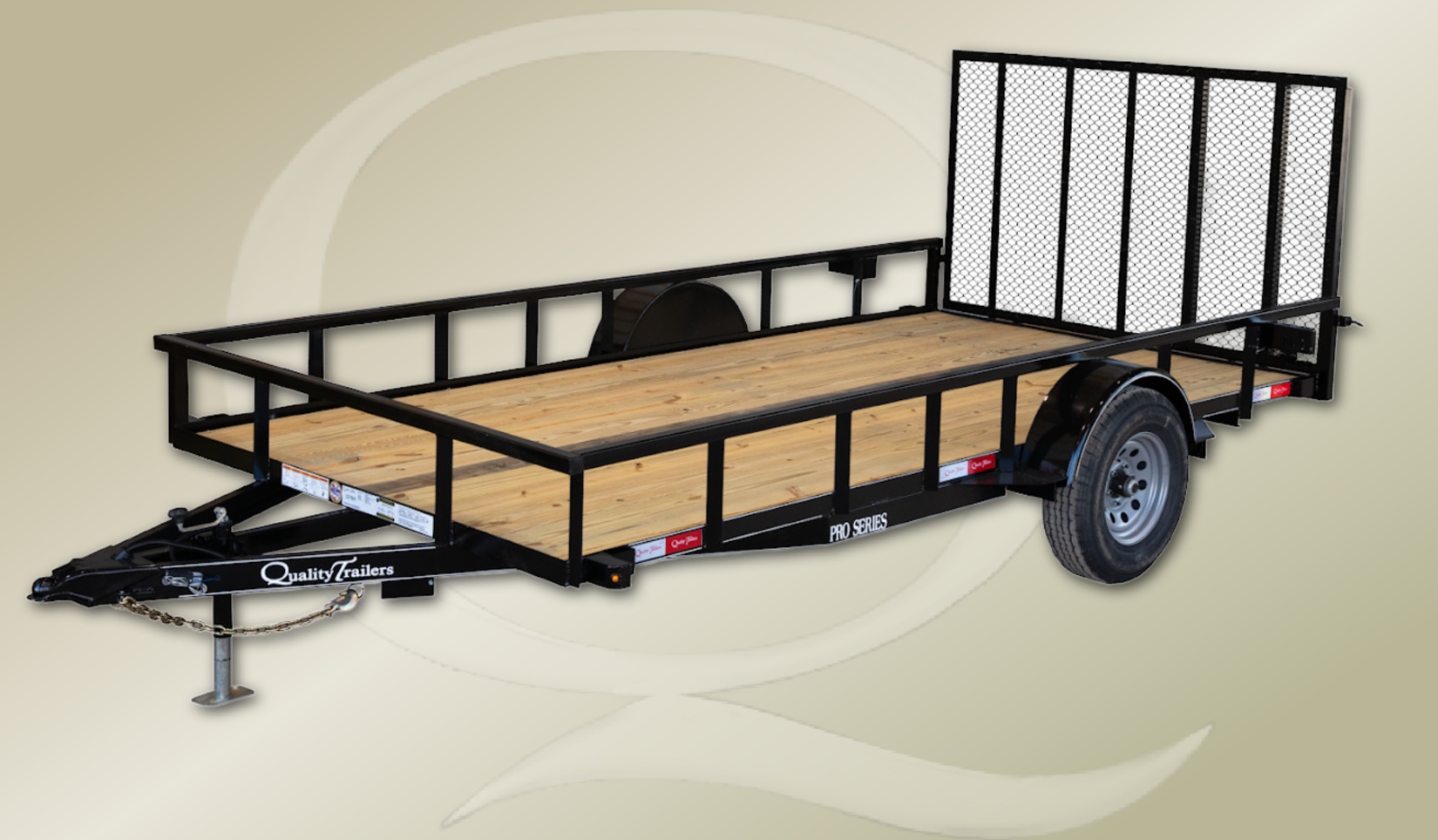 Single Axle Trailer | Professional Grade | 2990 GVWR